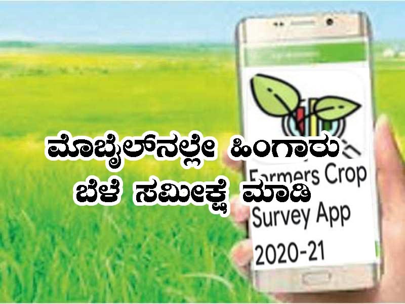 ಮೊಬೈಲ್ ಆ್ಯಪ್ ಬಳಸಿ ಹಿಂಗಾರು ಬೆಳೆ ಸಮೀಕ್ಷೆಯಲ್ಲಿ ಬೆಳೆಗಳ ಮಾಹಿತಿ ನೀಡಿ - crop ...