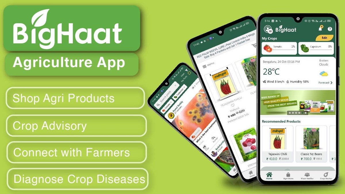 ಕೃಷಿ ಮಾಹಿತಿ ನೀಡುವ Big Haat App ಕನ್ನಡದಲ್ಲಿ ಬಿಡುಗಡೆ! ಏನಿದರ ವಿಶೇಷತೆ ಗೊತ್ತೆ ...